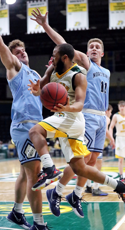 Northern Michigan University Wildcats men’s basketball team looks for ...